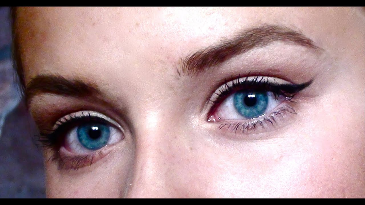 Tutorial - Winged Eyeliner ♡ Flirty, simple and dramatic! - YouTube