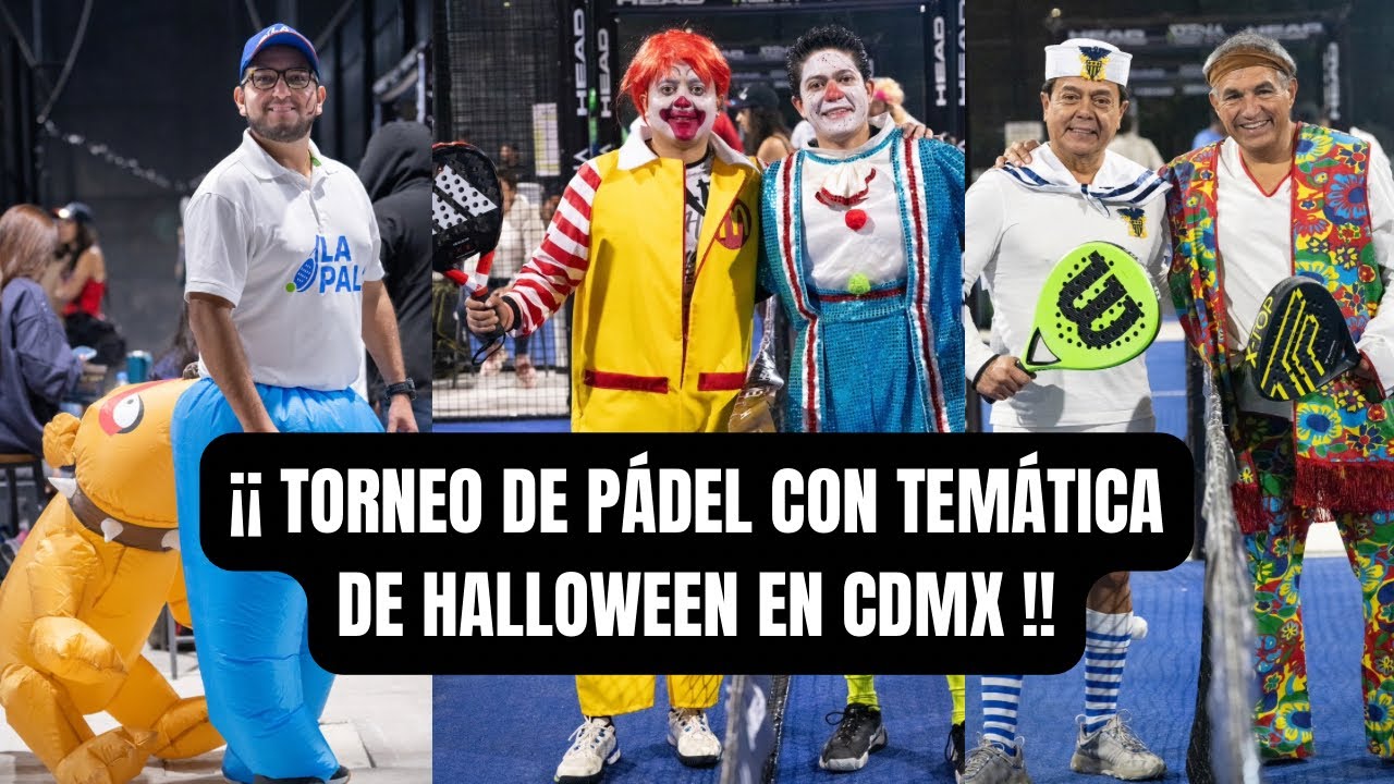 🎾Así se VIVIÓ el TORNEO DE PÁDEL con TEMÁTICA de HALLOWEEN 🎃🎾 Una NOCHE ...