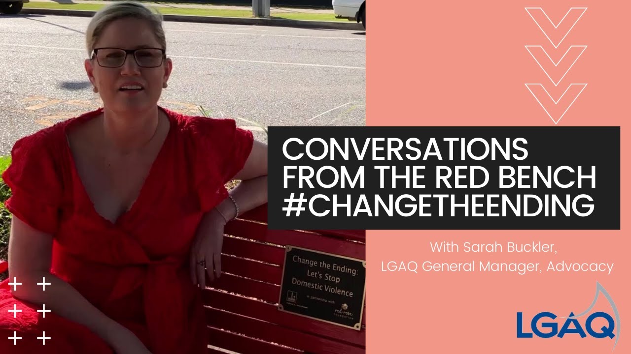 Conversations from the red bench - with LGAQ's Sarah Buckler - YouTube