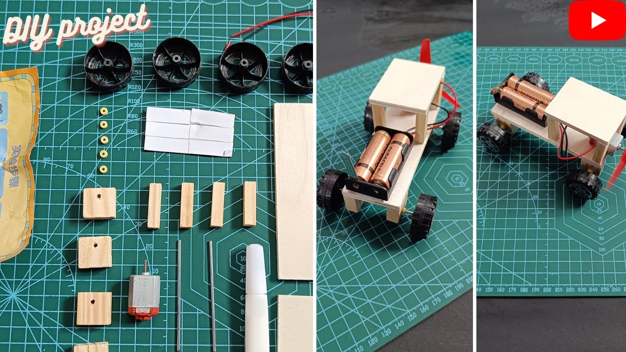 Wooden Vehicle Kit Unboxing and Assembling || DIY Car || DIY - YouTube