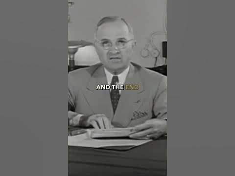 Truman's speech on dropping the first atomic bomb | Speeches Snippets ...