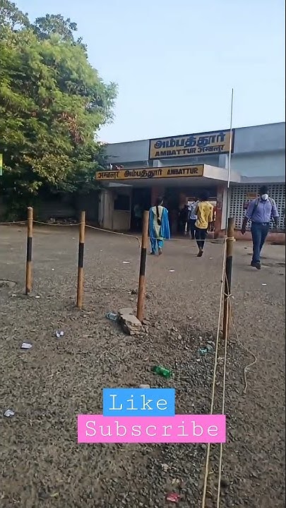 Ambattur Railway Station - YouTube
