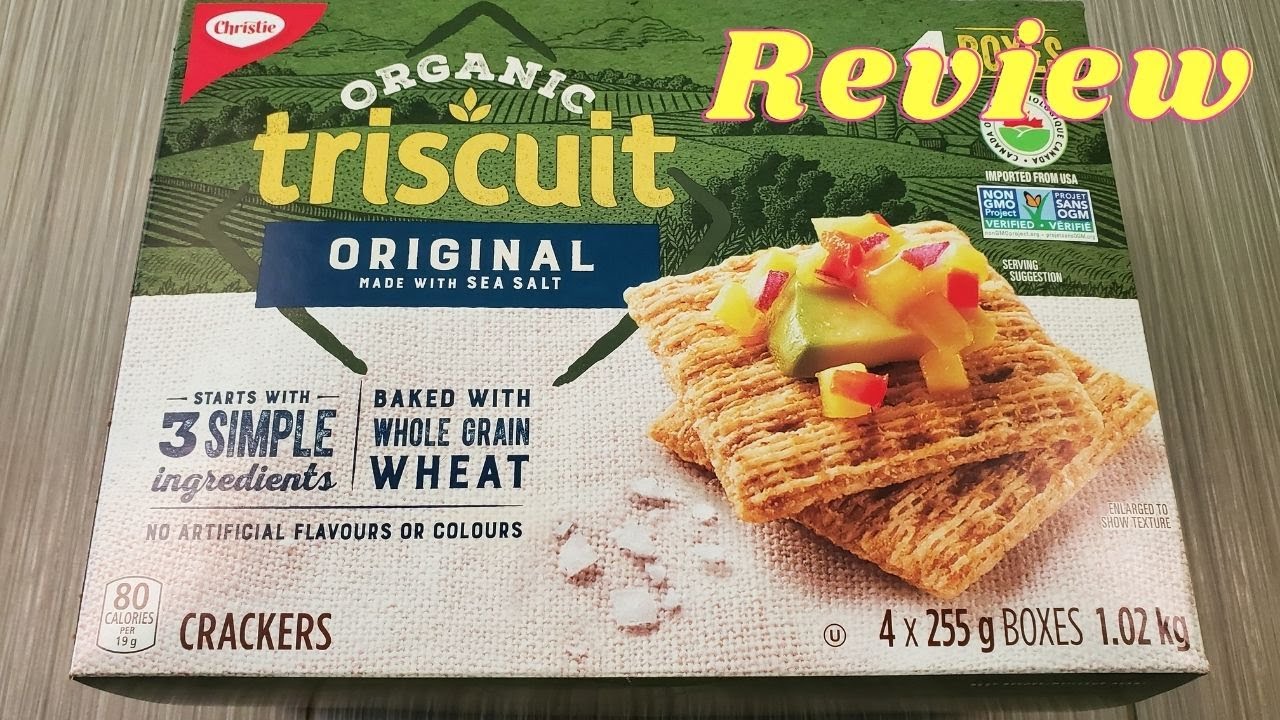 Review Organic Triscuit Original taste test - YouTube