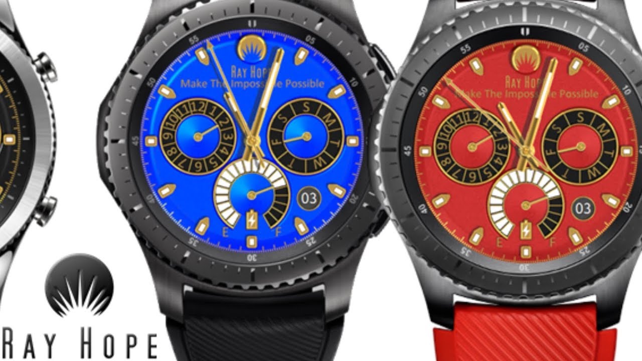 Swiss Luxury 3D Watch Face for Samsung Gear S3 & S2 - YouTube