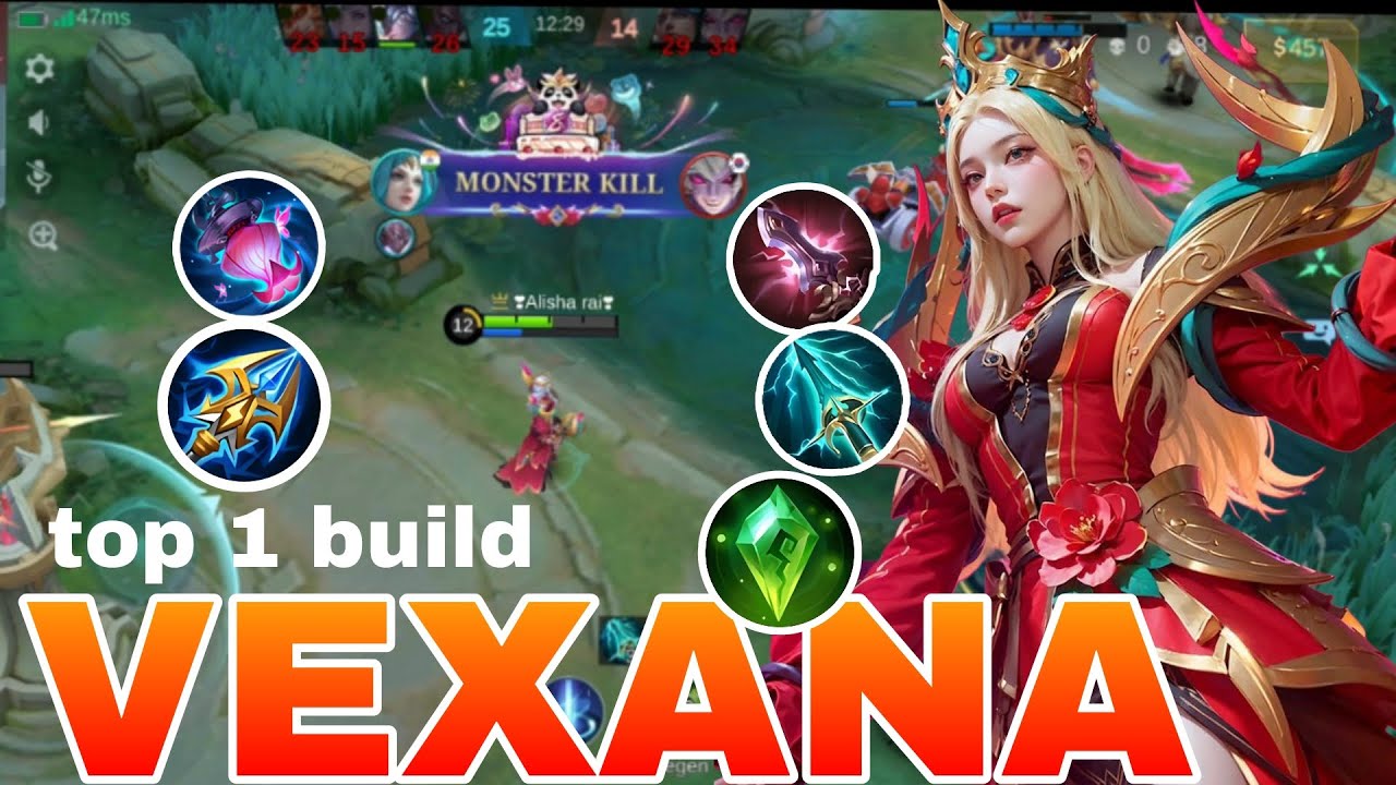 Unstable match//Vexana one hit build 100% immortal- best build top1 ...
