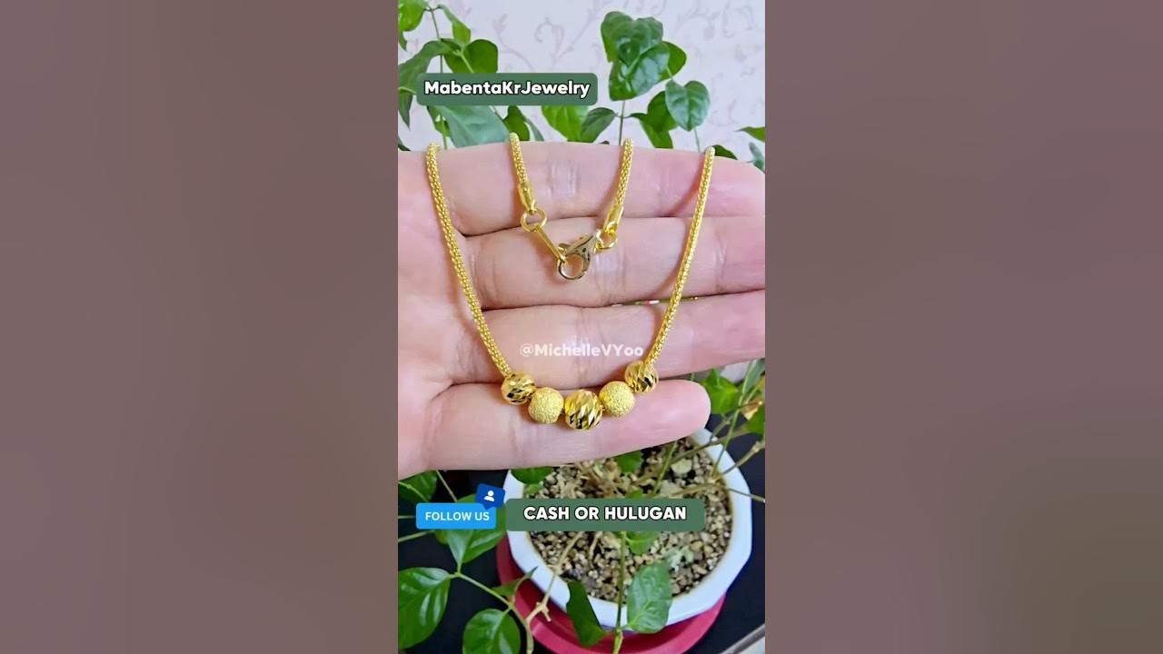 Necklace for Women 11.25g | 24k Korean Gold #koreangold #24kgoldjewelry - YouTube