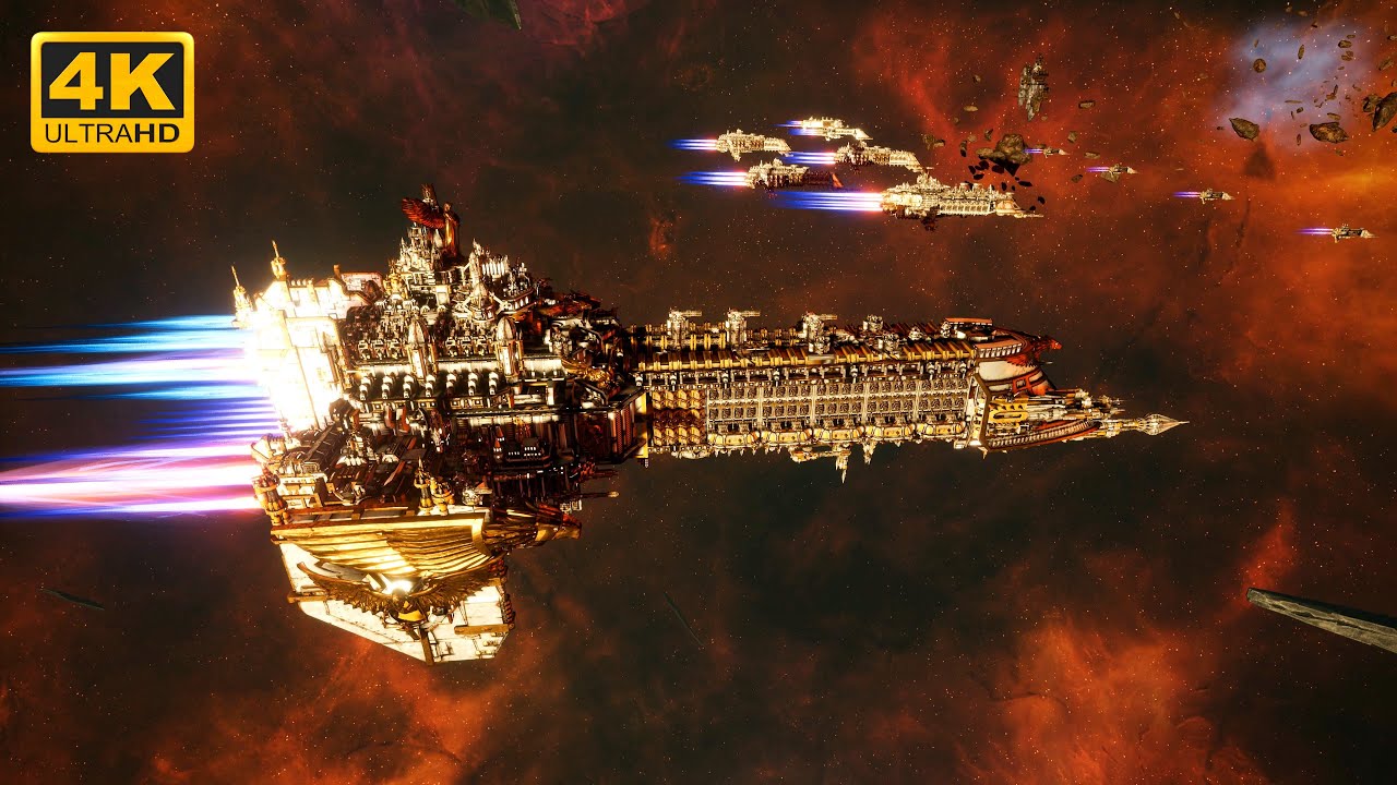 Imperial Navy vs Tau Merchant Fleet - Skalgrim Mod - 4K Quality ...