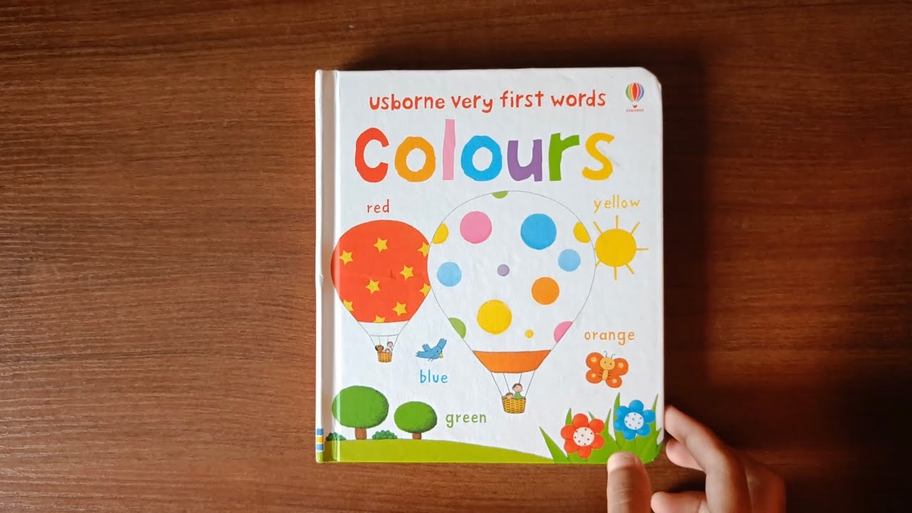 Colours (Usborne Very First Words) - Flip through book review - YouTube