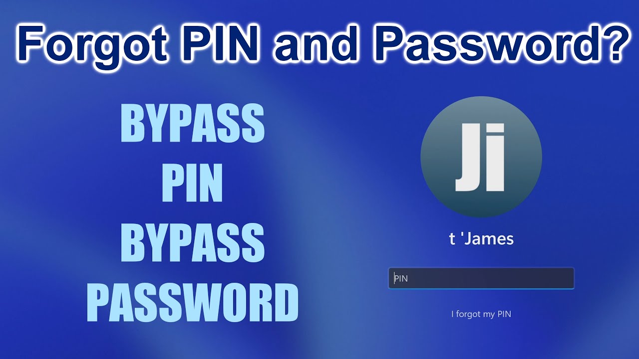 How to BYPASS Microsoft Account PASSWORD and PIN in Windows Without ...