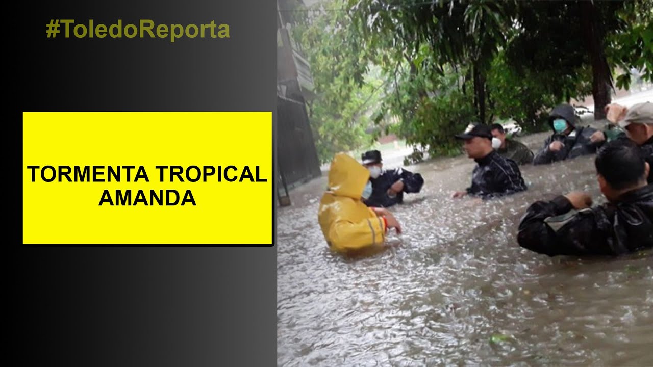 TR: Tormenta tropical Amanda en El Salvador - YouTube