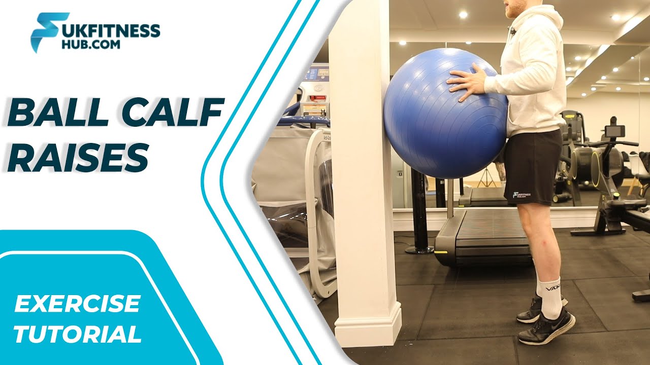 Exercise Tutorial: Yoga/Stability Ball Calf Raises - YouTube