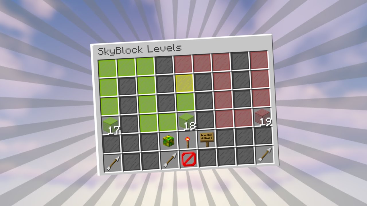 Hypixel Skyblock Update 0.15 - JUJU NONS SIND WEG / Skyblock Levels ...