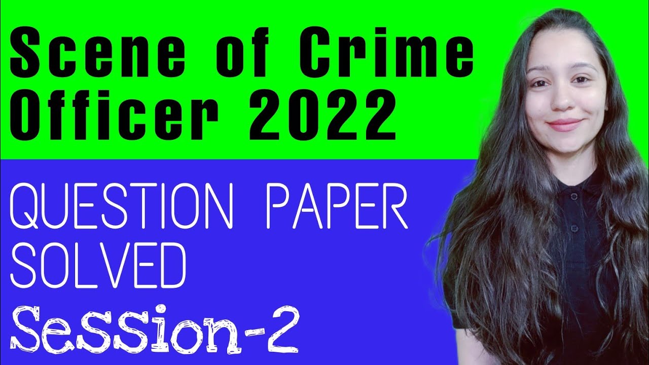 SOCO Paper discussion [Forensic Science Live Stream] II scene of crime ...