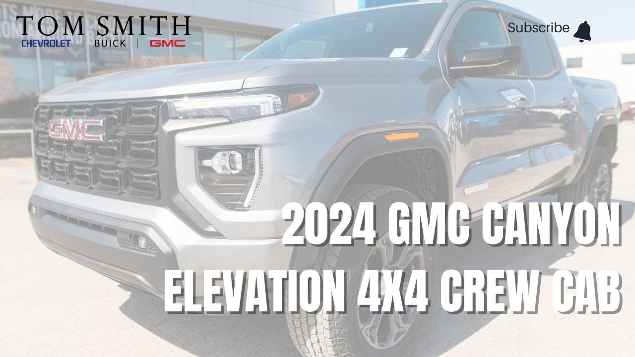 2024 GMC CANYON ELEVATION 4X4 CREW CAB 5 FT. BOX - YouTube