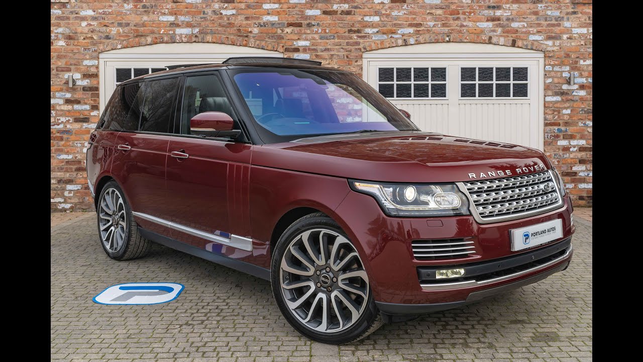 2015/15 RANGE ROVER 4.4 AUTOBIOGRAPHY IN MONTALCINO RED METALLIC WITH A ...