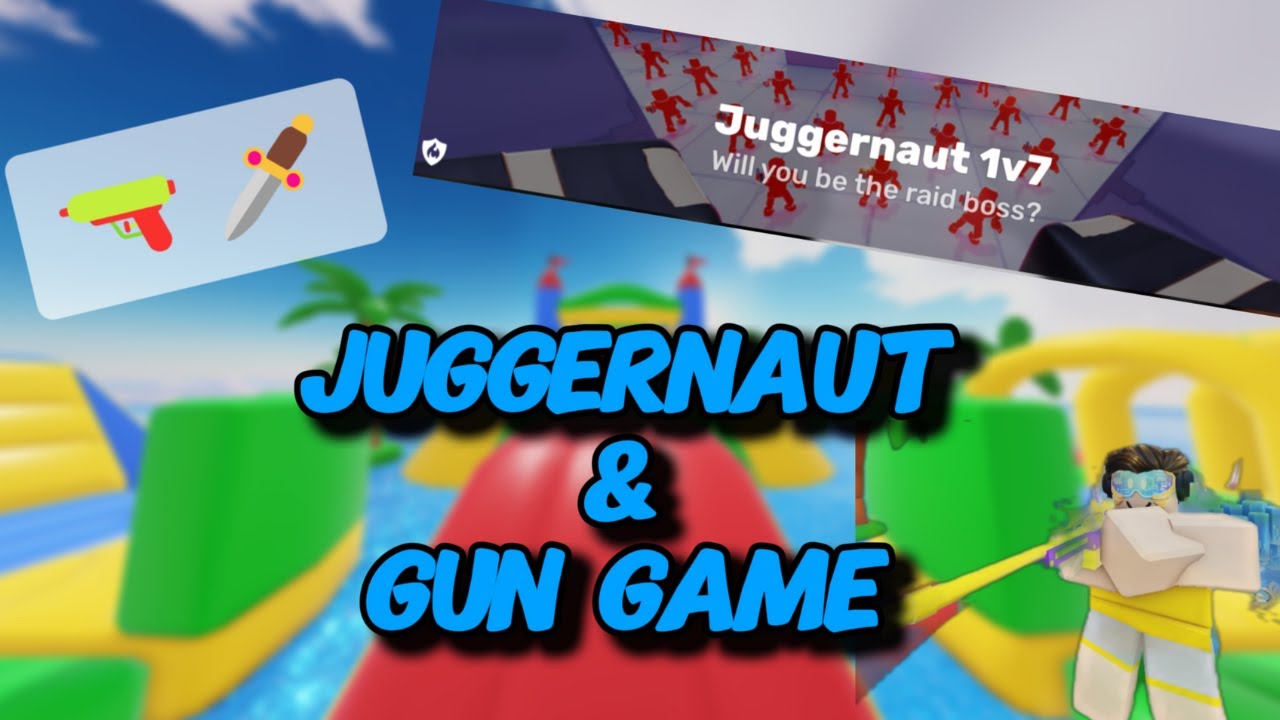 playing JUGGERNAUT and GUN GAME in Roblox Rivals... - YouTube