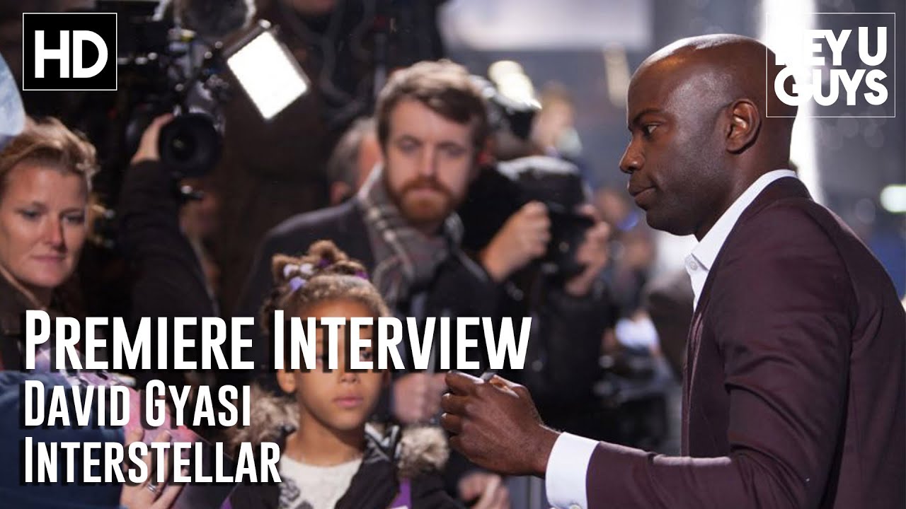 David Gyasi Interview - Interstellar Premiere - YouTube
