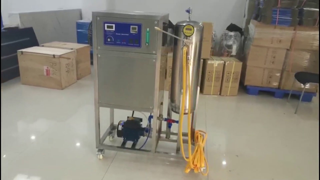 Mobile ozone water washing machine - YouTube