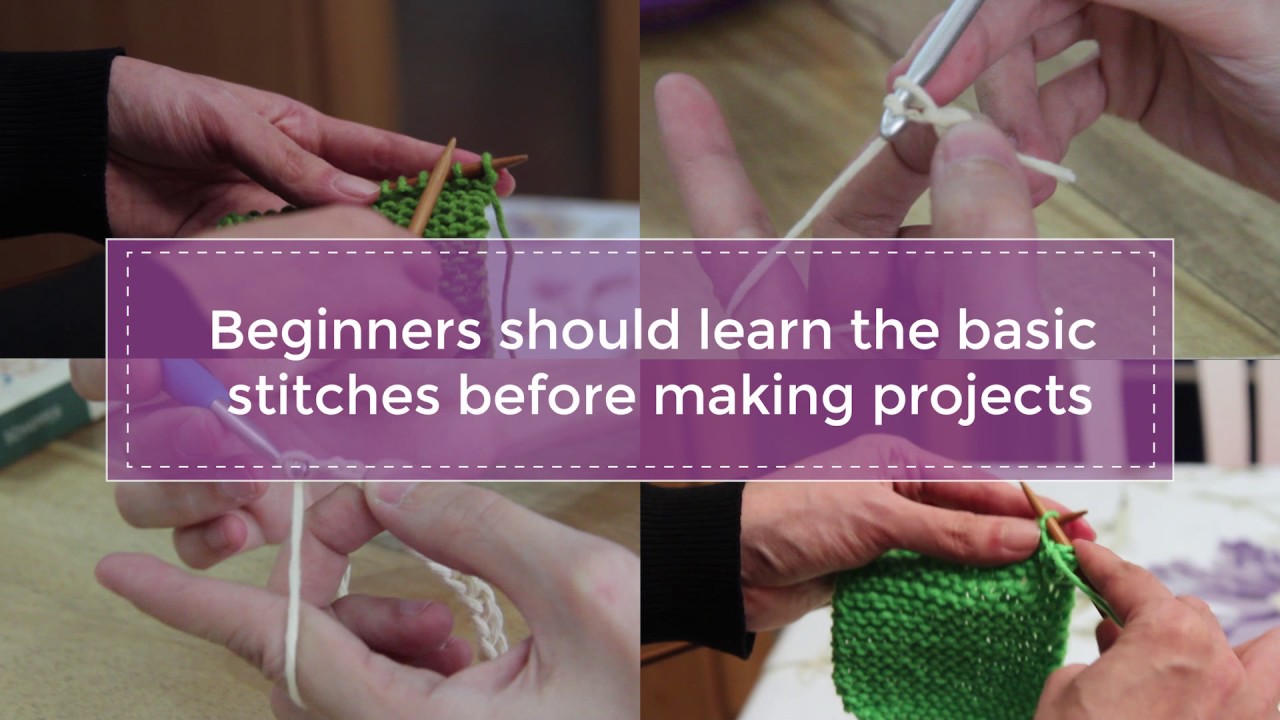 Guide to Looping and Purling - YouTube