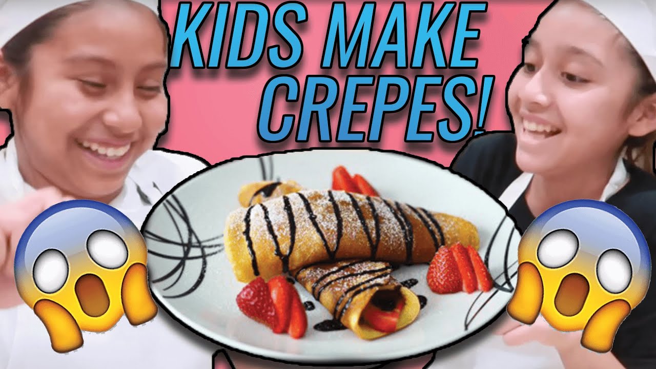 Easy French Crepes Recipe For Kids! - YouTube