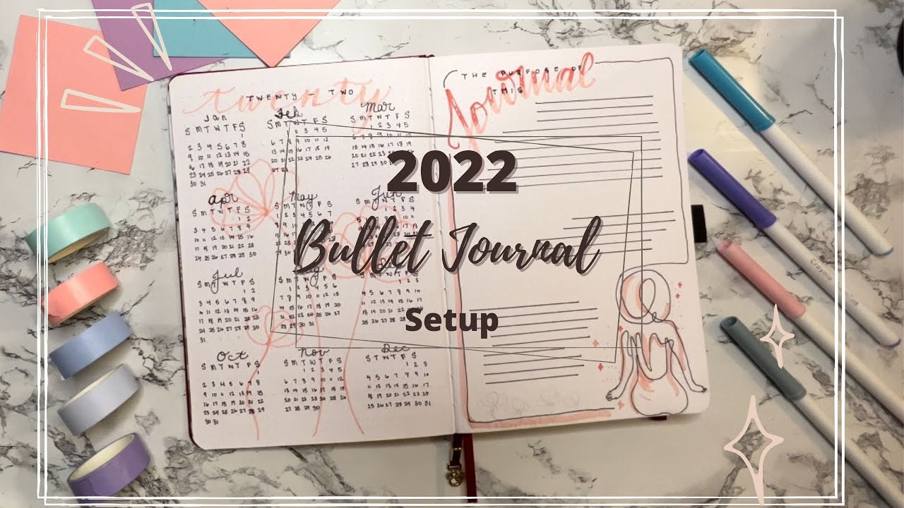 2022 Bullet Journal Setup for Productivity, Reflection, LEVEL 10 Life ...