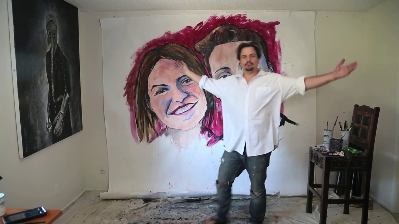 PAINTING MULTIPLE PAINTINGS - TIME LAPSE ART COMPILATION - Andy Pagana ...