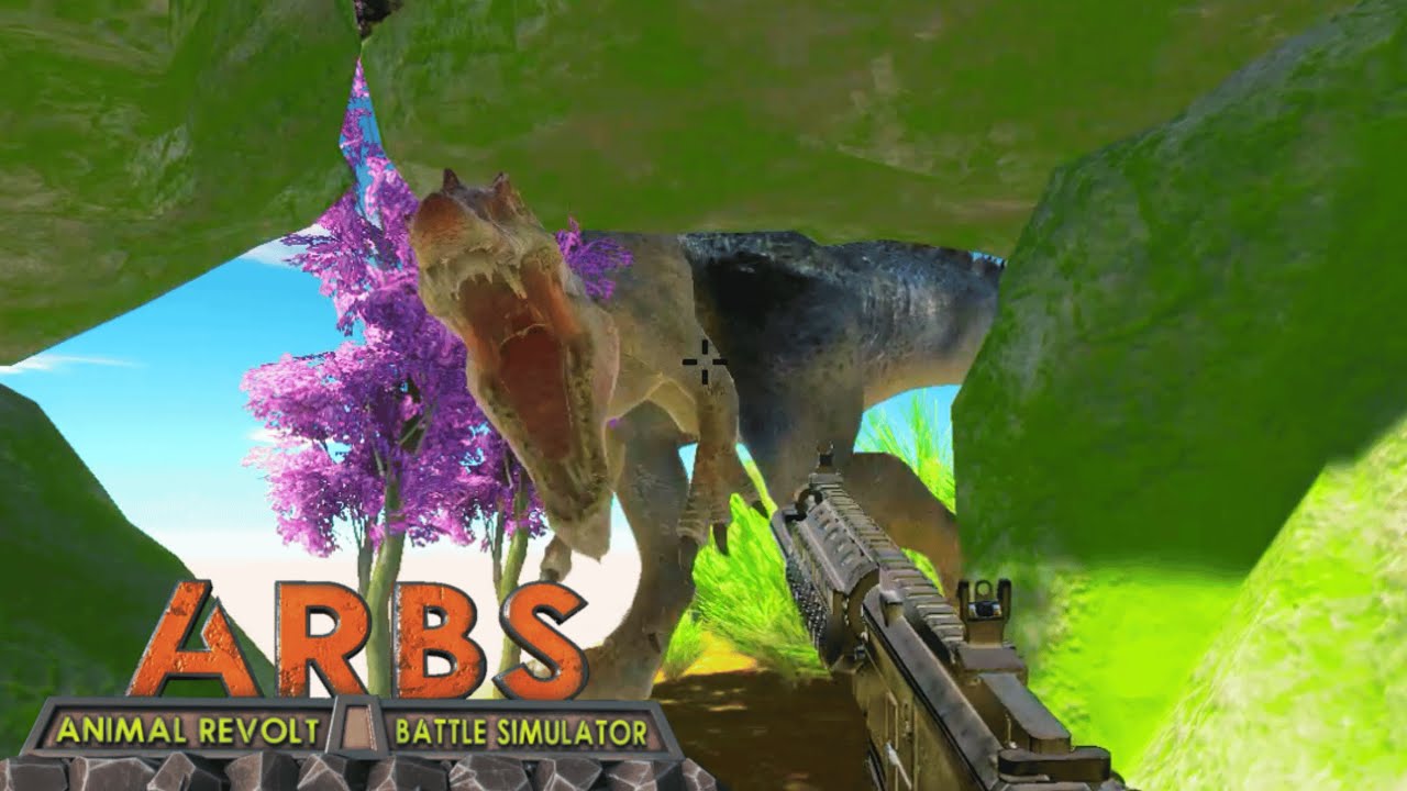 There are Dinosaurs In the Cave Fight Trex and Spinosaurus - YouTube