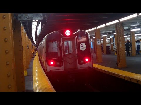 (D) Train & (C) Train Ends/Begins Service at 145th Street - YouTube
