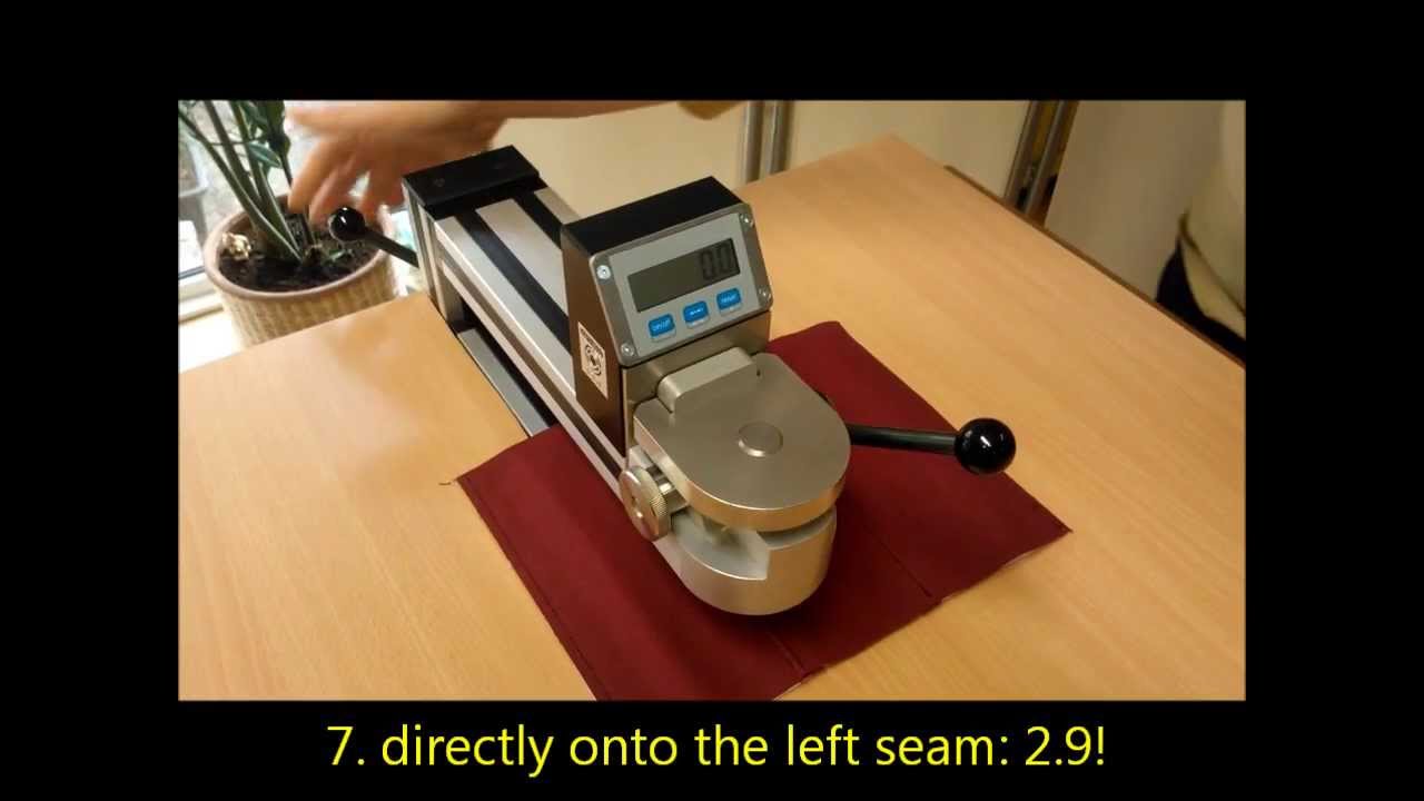 Stiffness Measuring Gauge 4 Double Canvas - YouTube