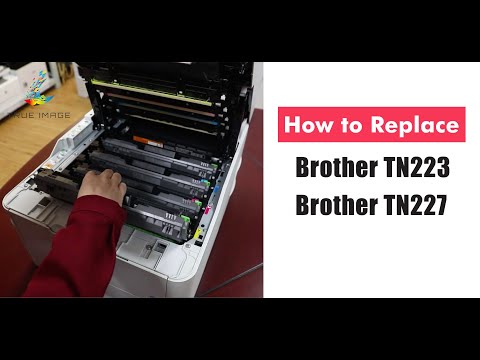 How to Install Brother TN227 Toner Replacement - YouTube