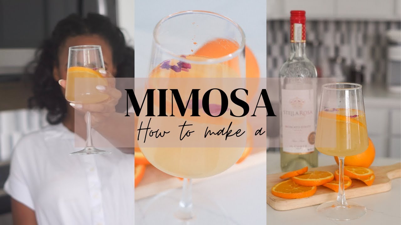 How to make a Mimosa | DIY Cocktail Recipe - YouTube