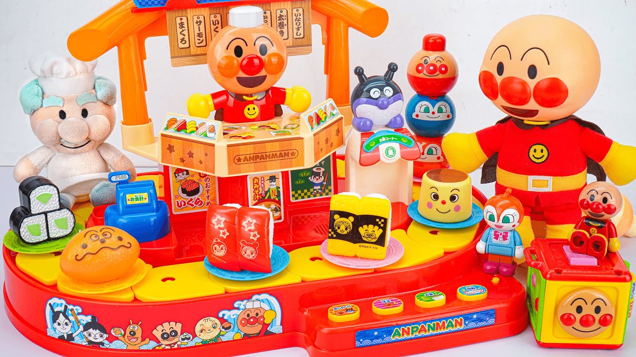 🍣Satisfying Unboxing ASMR🍣 ANPANMAN Kitchen Cooking Set ASMR アンパンマン ...