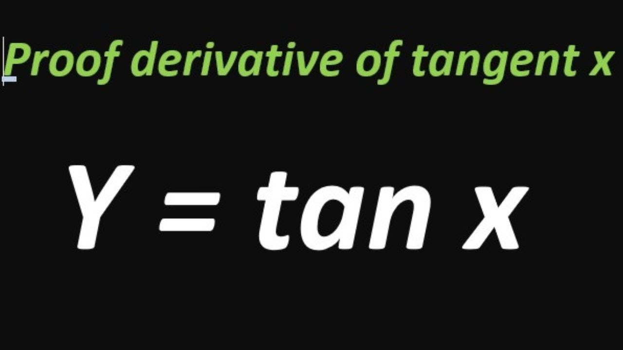 Derivative Of Tangent Taking Derivatives Differential Calculus derivative-of-tangent-taking-derivatives-differential-calculus