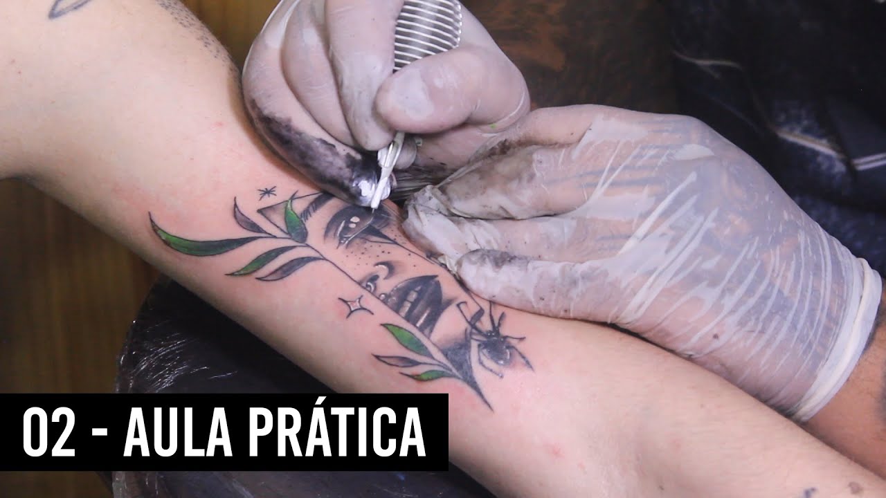 Curso Completo de Tatuagem - Módulo 7 - 02 Aula prática - YouTube
