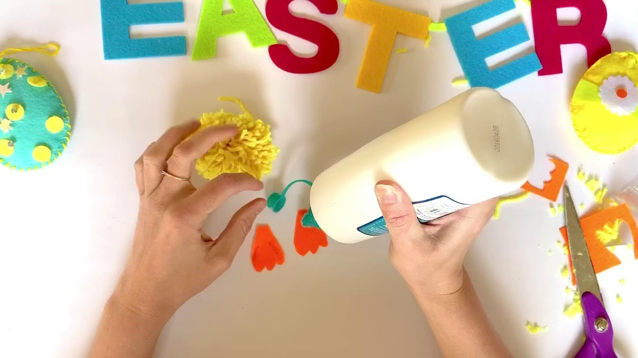 crafts for kids - Easter chick - YouTube