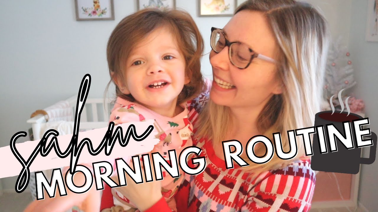 MOMMY MORNING ROUTINE: stay at home mom routine with a one year old☕ ...