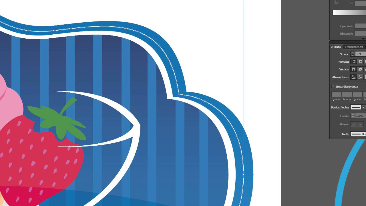 Crear linea de puntos en illustrator - YouTube