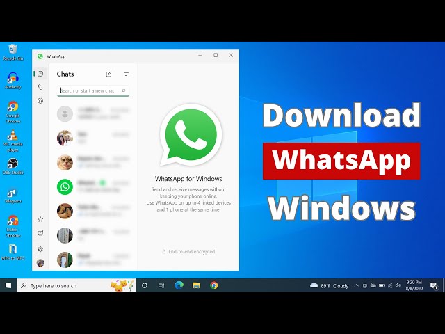 Whatsapp Desktop For Windows 10 Is Now Available For Download WhatsApp