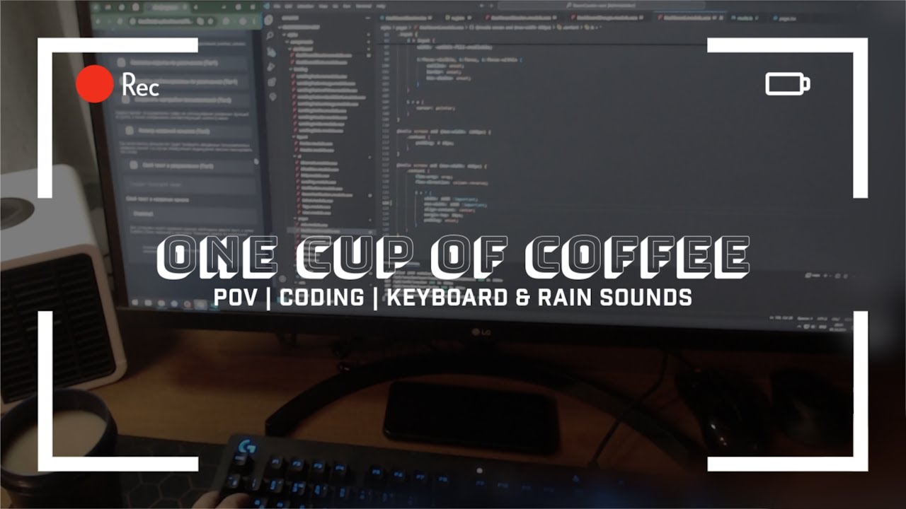 fourteenth cup of coding / rain - YouTube