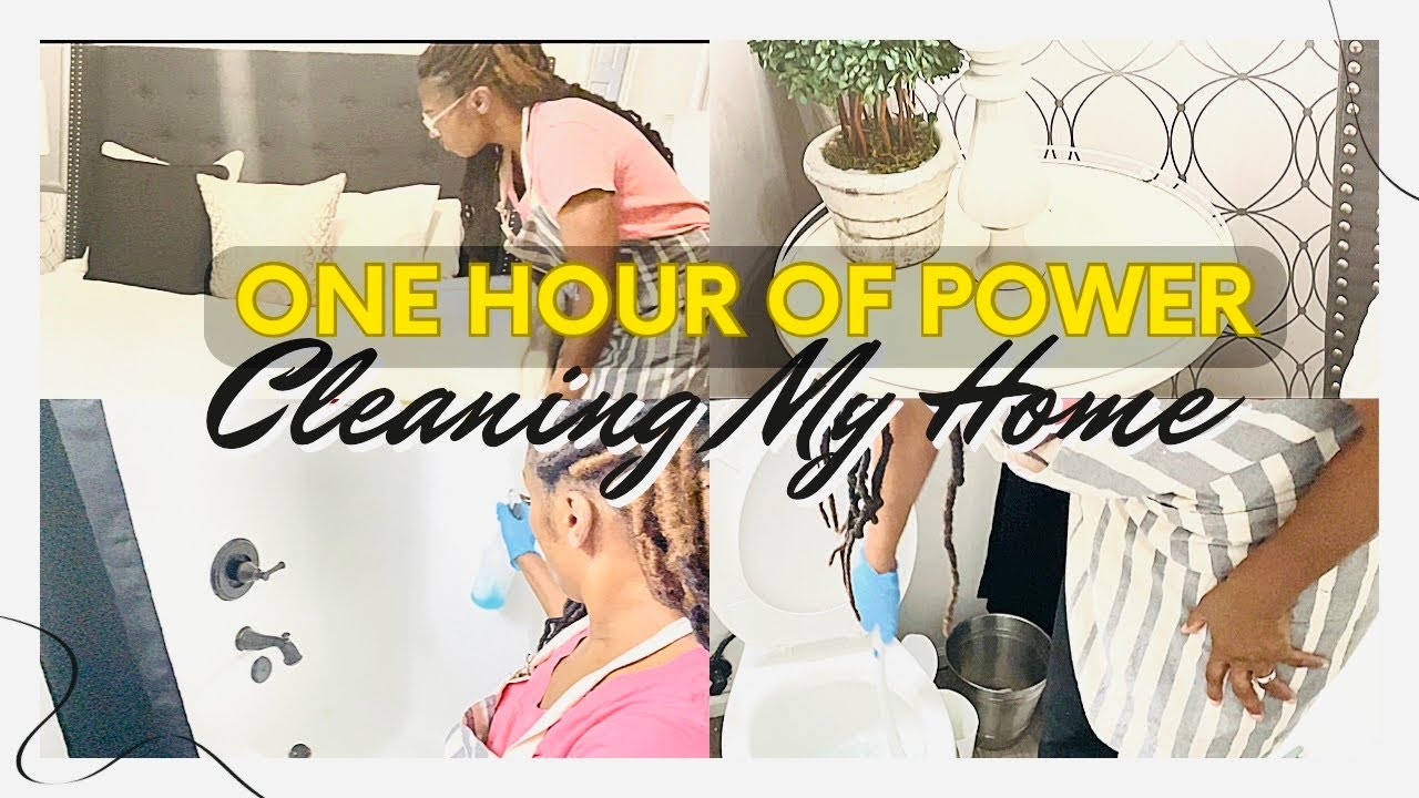 One Hour Power Cleaning // Clean my home // Extreme Cleaning - YouTube