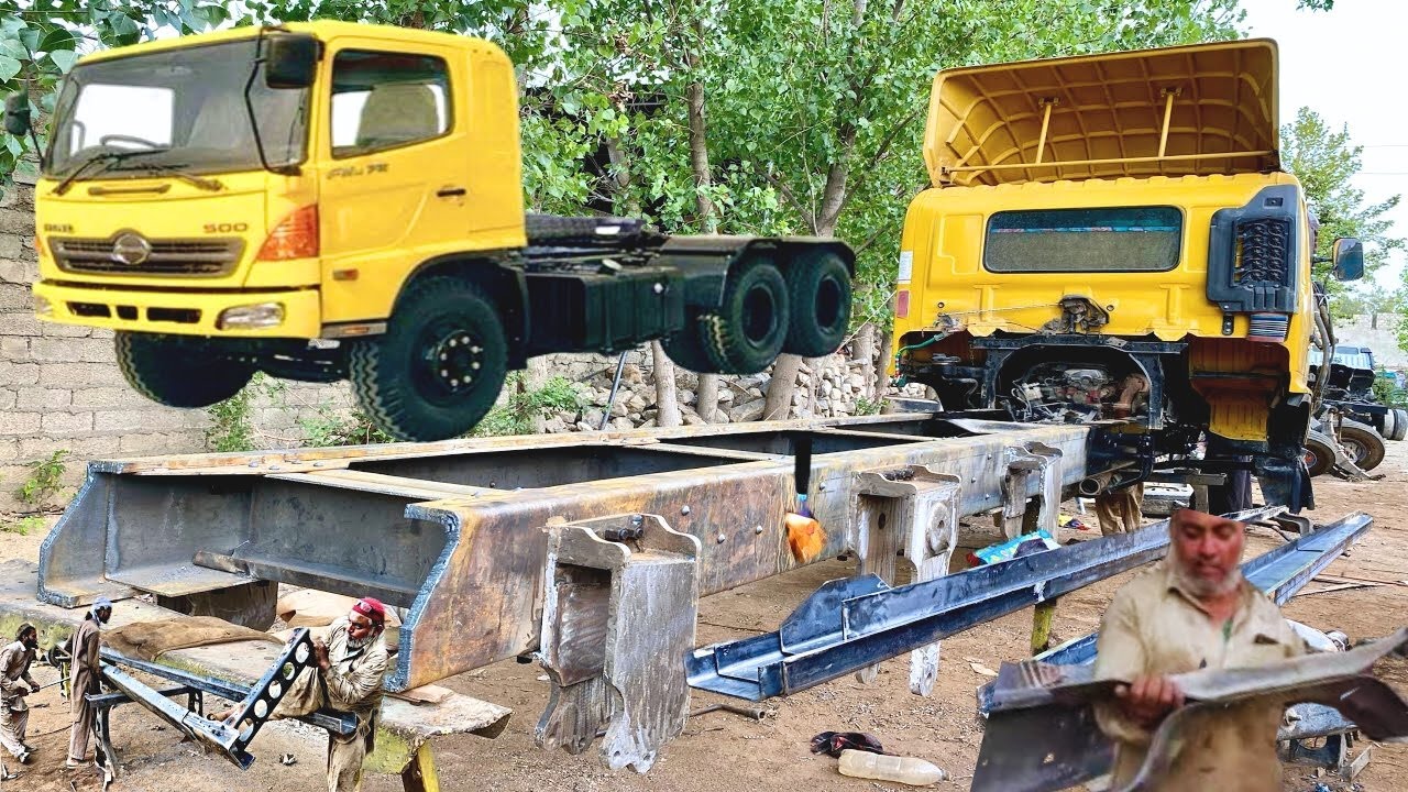 Loader Truck Complete Body Frame Handmade Manufacturing - YouTube