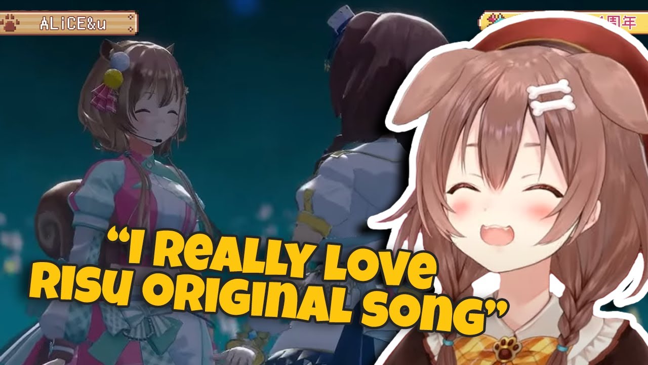 Korone is so happy to be able to sing along with Risu【Hololive EN Sub ...