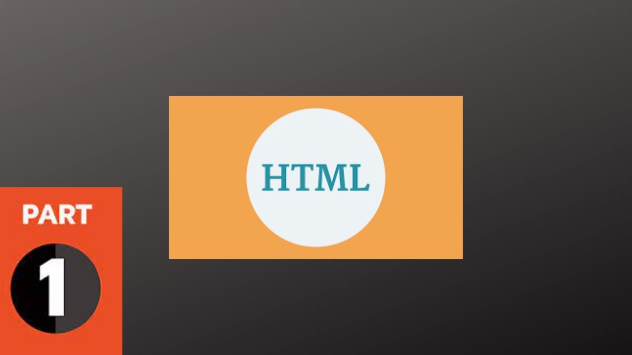 HTML part 1 # first webpage \\program1 - YouTube