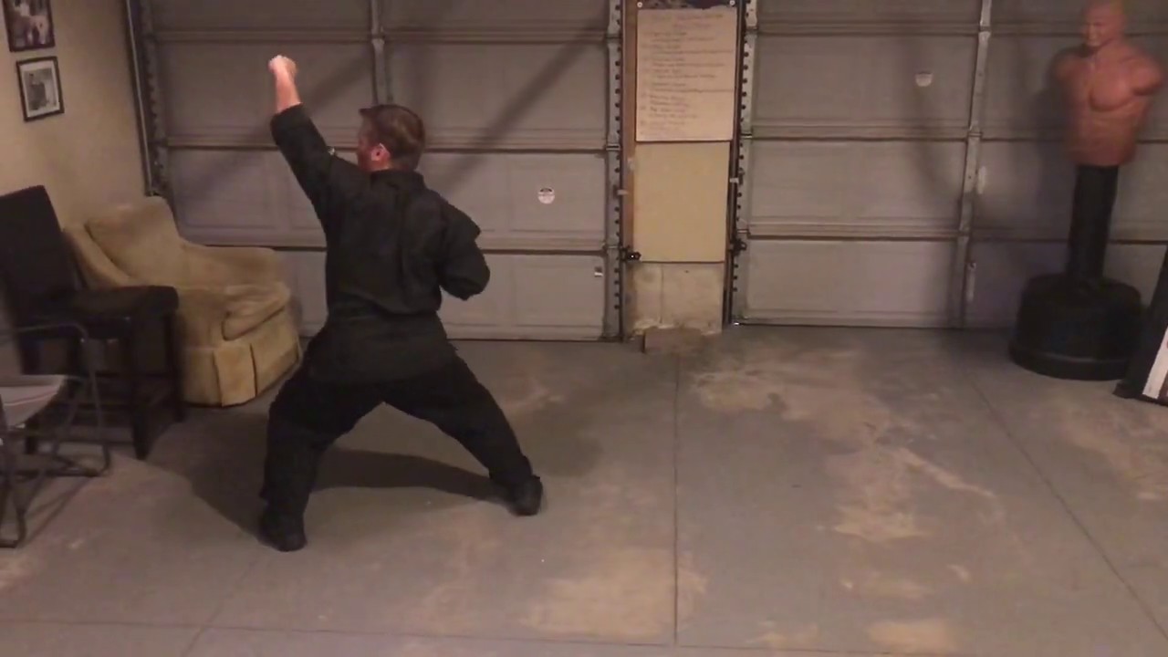 Kenpo Short Form 1 - Jamie Seabrook - YouTube