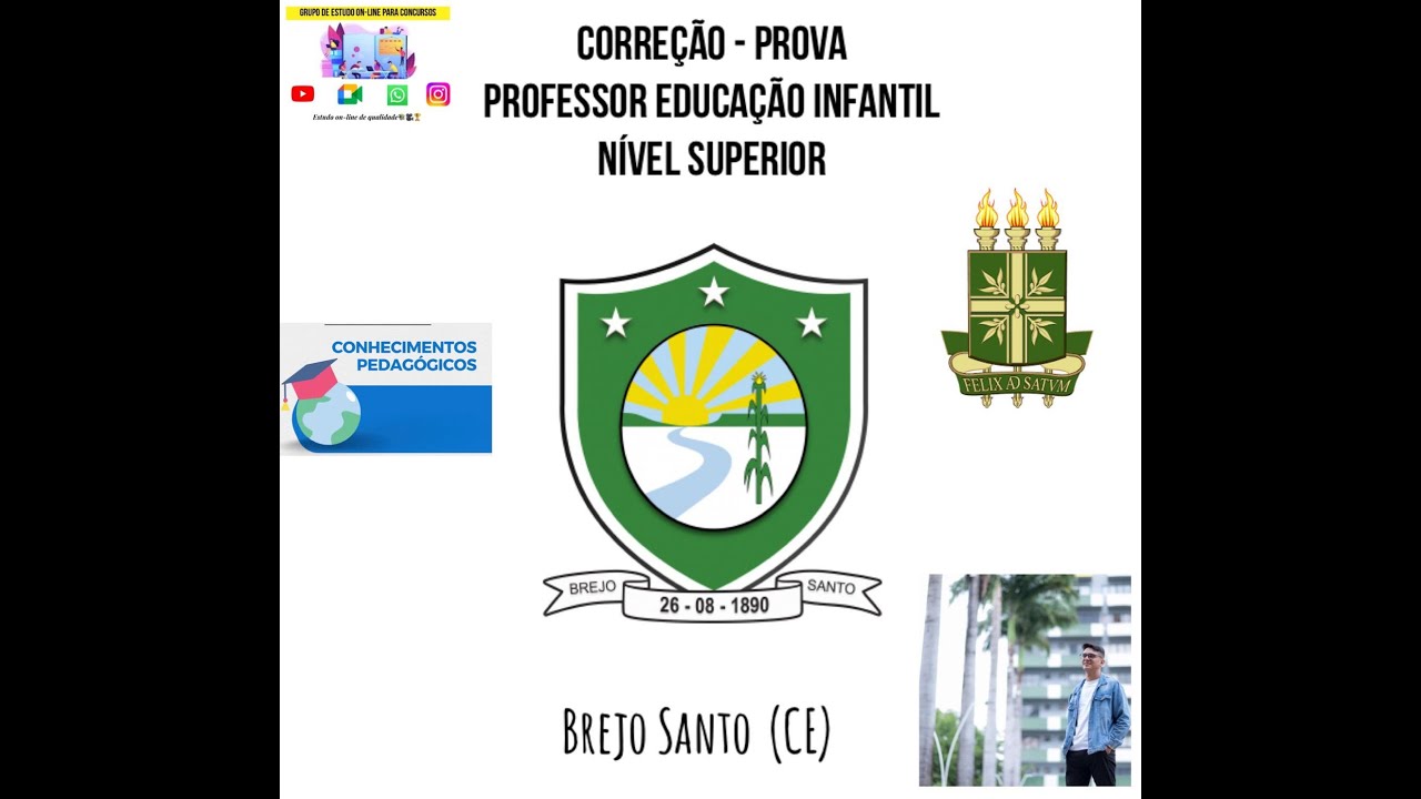CORREÇÃO DE PROVA - BREJO SANTO (CE) PARTE II - NÍV. SUPERIOR ...