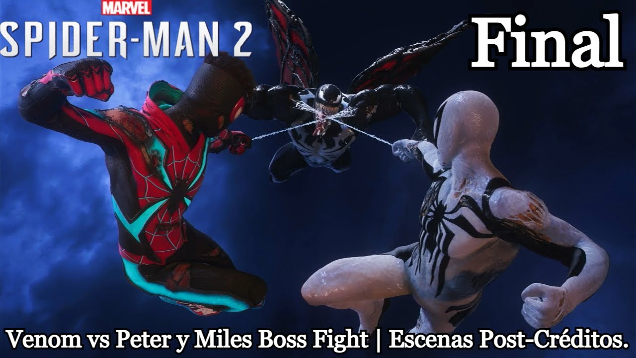 Marvel's Spider-Man 2 | Final | Venom vs Peter & Miles Boss Fight ...