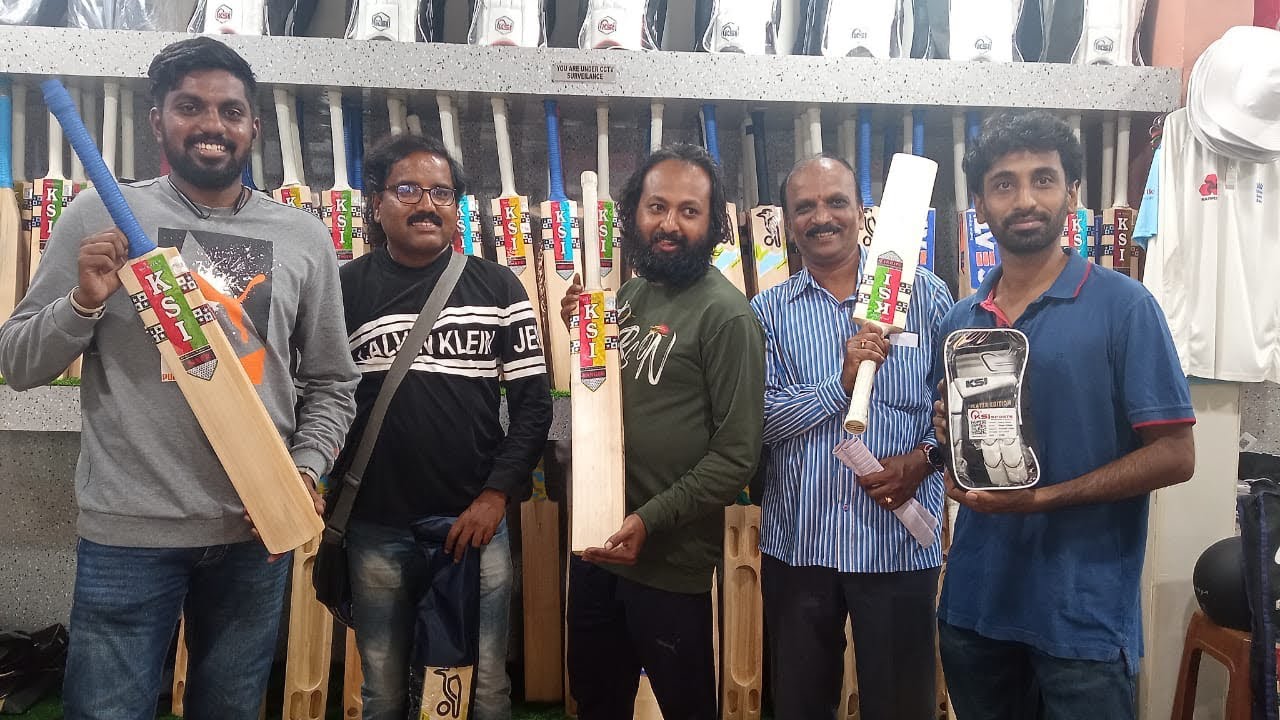 SUPER CRICKET KIT OF KSI | Bangalore | - YouTube