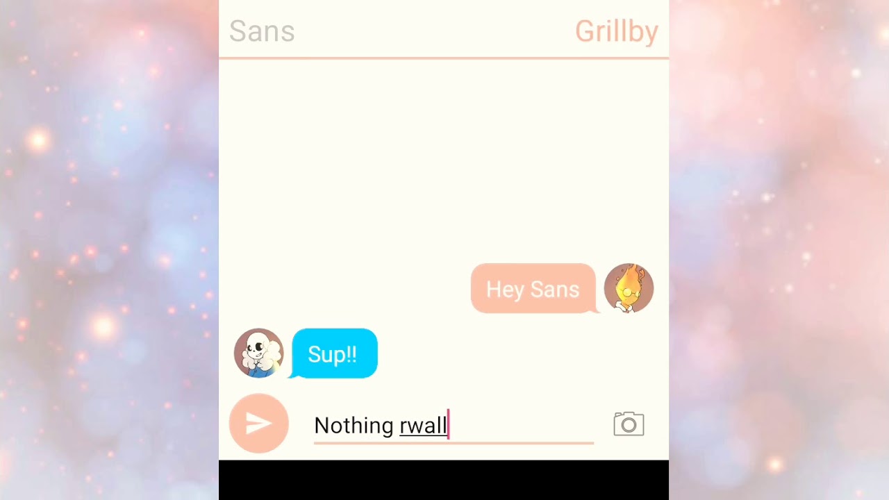 💙 Sans x Grillby - TextingStory - YouTube