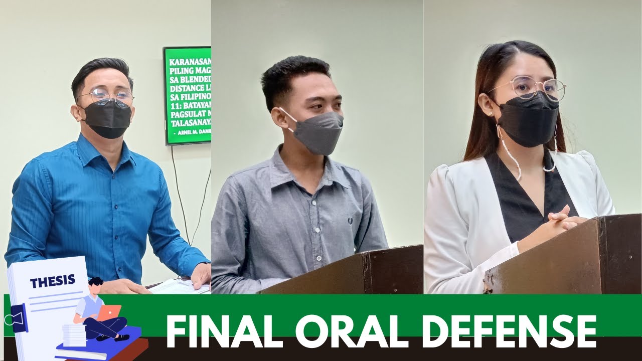 Final Oral Defense - YouTube