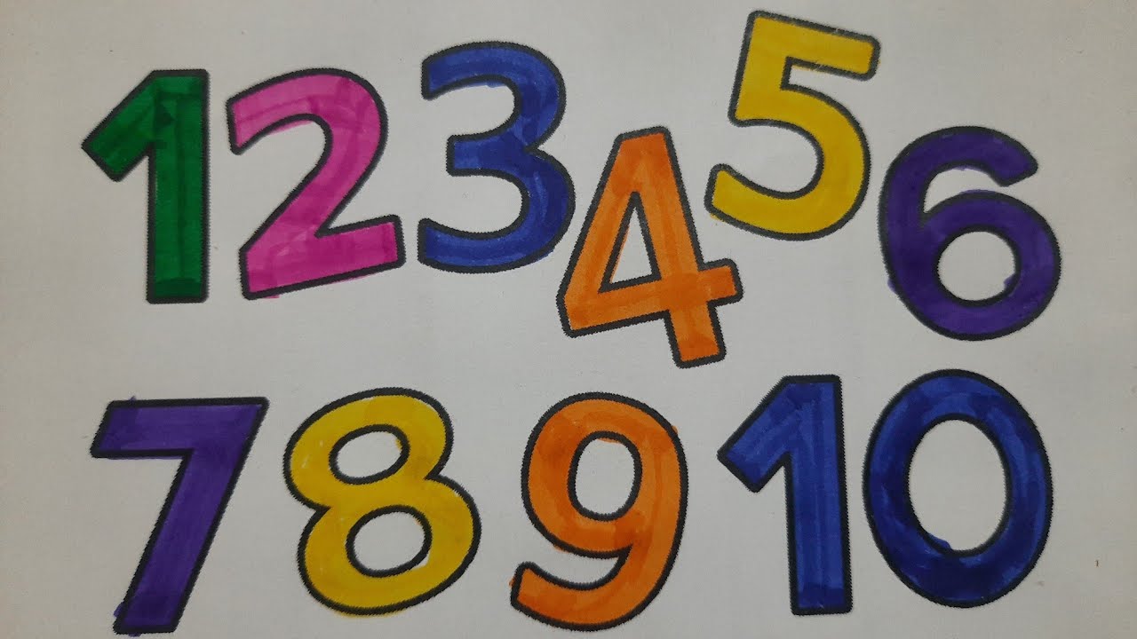 123,123 numbers,1to10, गिनती, एक से दस गिनती,counting numbers - YouTube